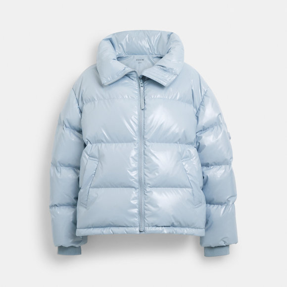 Coach | Jackets & Coats | Nwt Coach Outlet Glossy Short Puffer | Poshmark